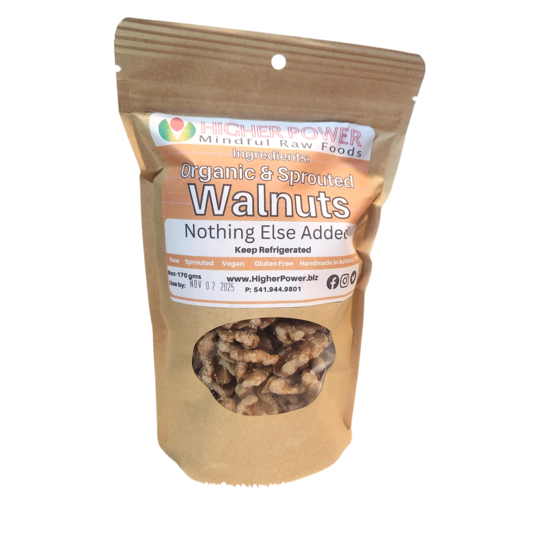 Higher Power Raw Foods Organic Sprouted Walnuts